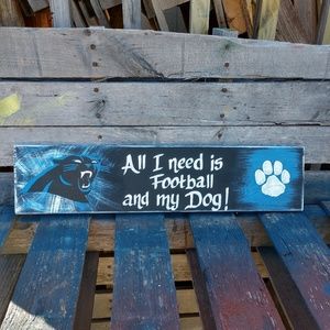 Etsy Artist | Other | Hand Made And Painted Panthers Sign | Poshmark